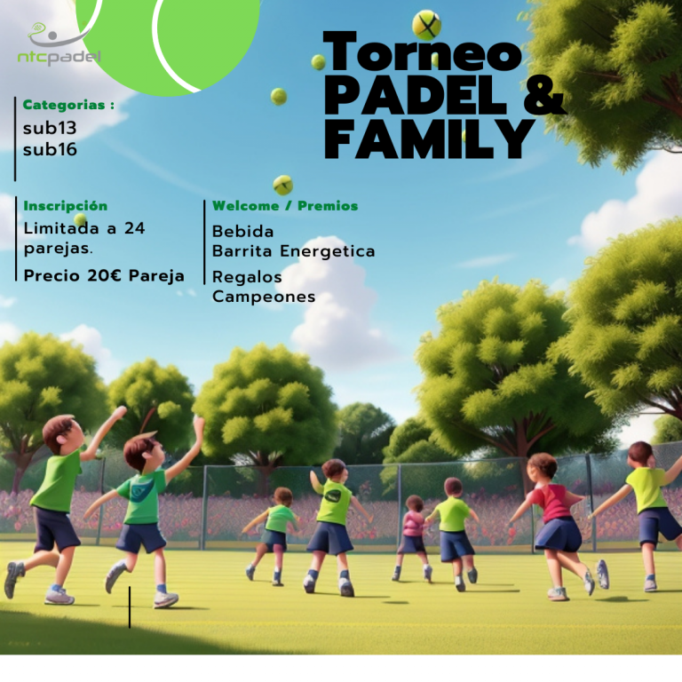Torneo PADEL&FAMILY [Domingo, 14 Enero]